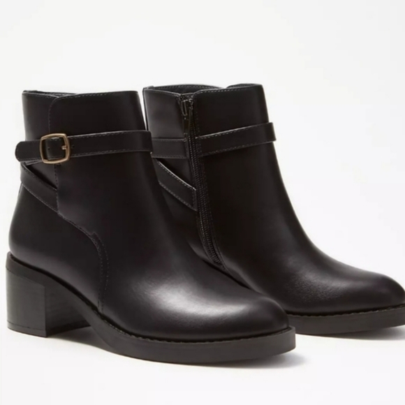 LOFT | Shoes | New Loft Black Ankle Boots | Poshmark